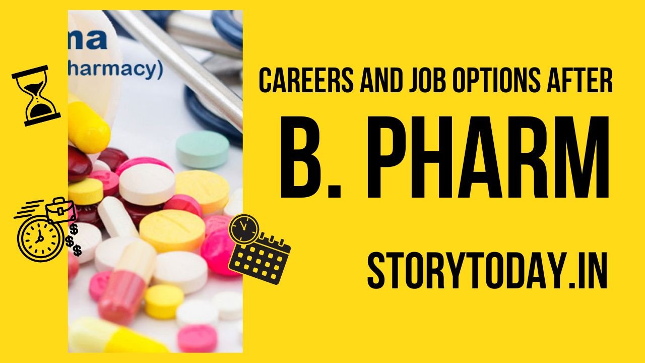 Careers and Job Options After B. Pharm - StoryToday.in